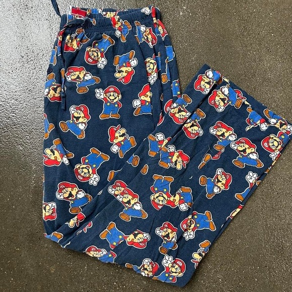 Nintendo | Pants | Nintendo Super Mario Bros Size Xl 34 Pajama Pants ...